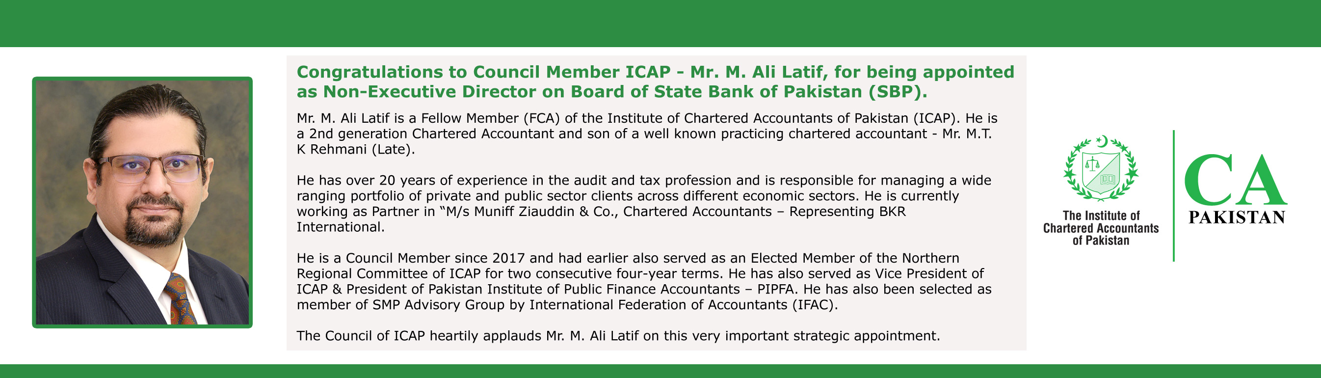 The Institute of Chartered Accountants of Pakistan